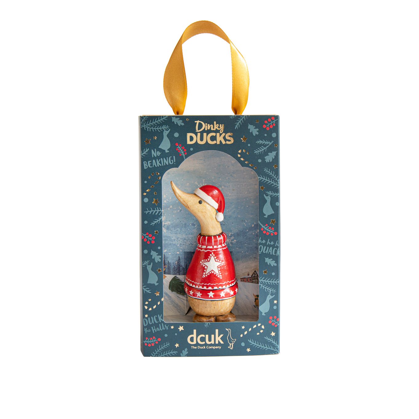 DCUK Original Wooden Duck Company - Traditional Dinky Duck