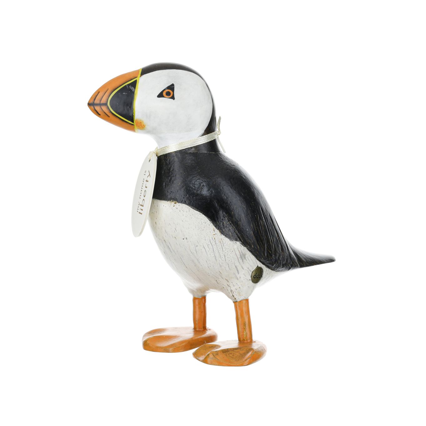 DCUK Original Wooden Duck - Painted Puffin