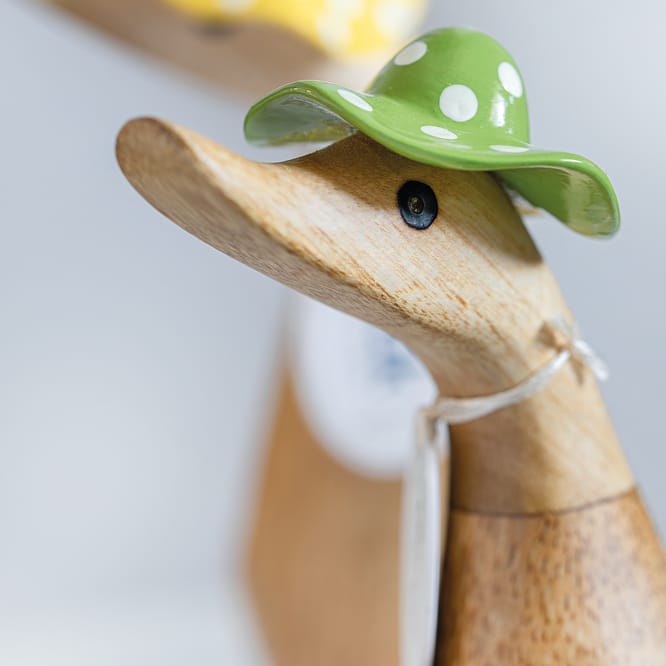 DCUK Spotty Hat Boots Duckling